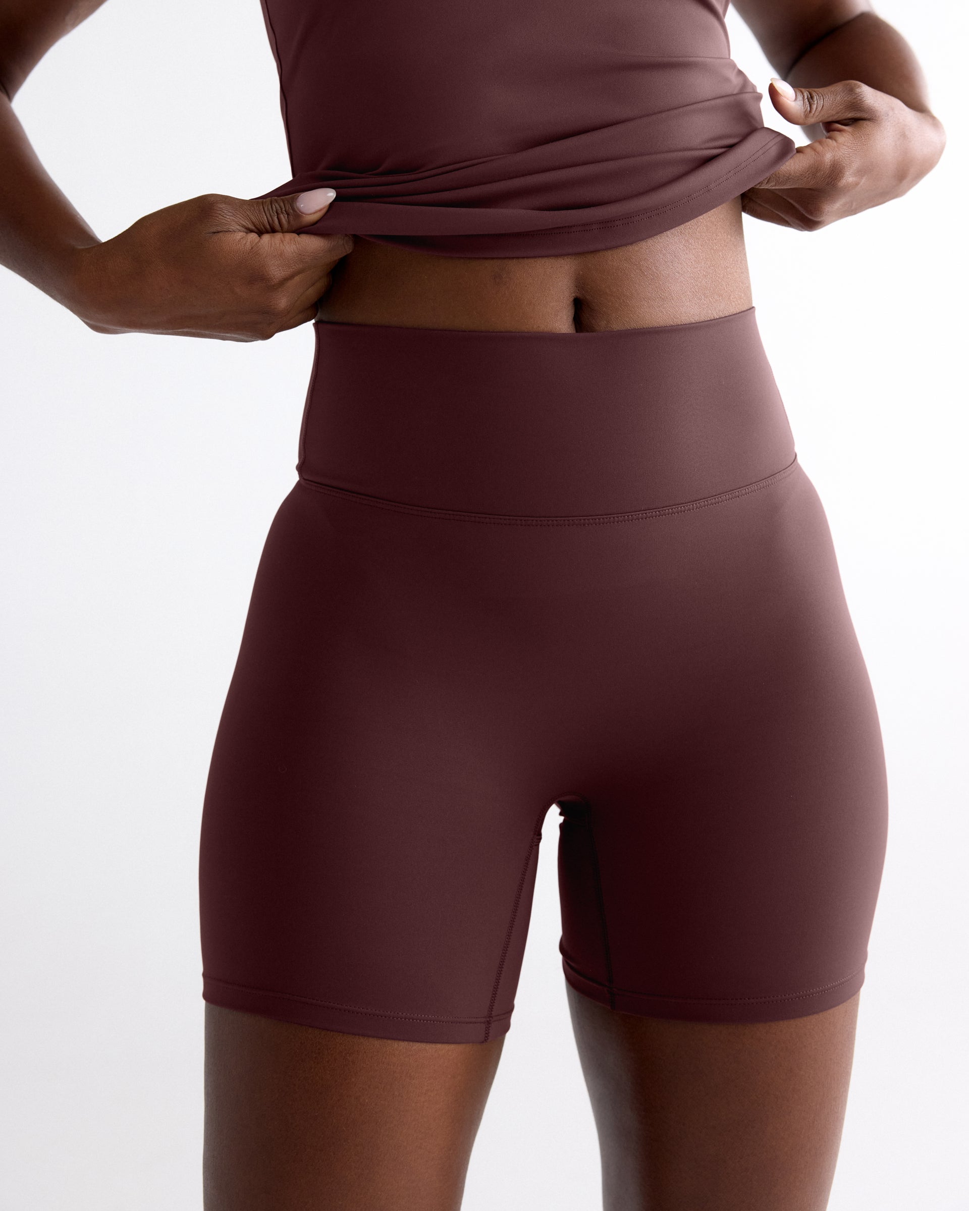 Women's Ultimate Crop Shorts - Red | Adanola – Adanola