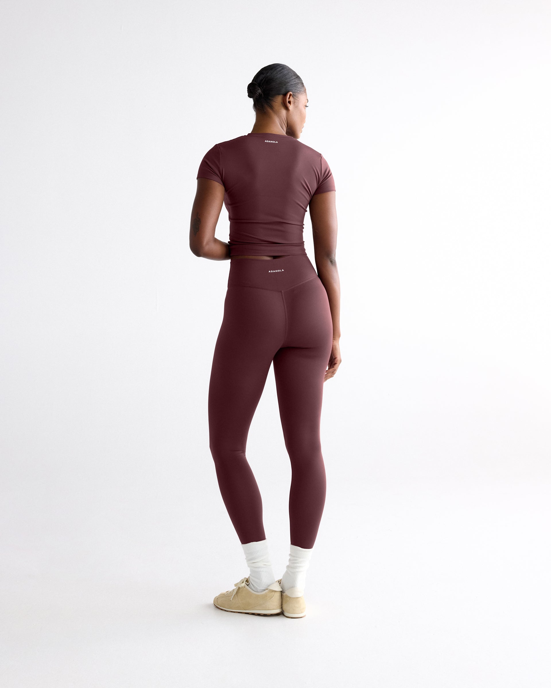 Ultimate Leggings - Mulberry Red – Adanola