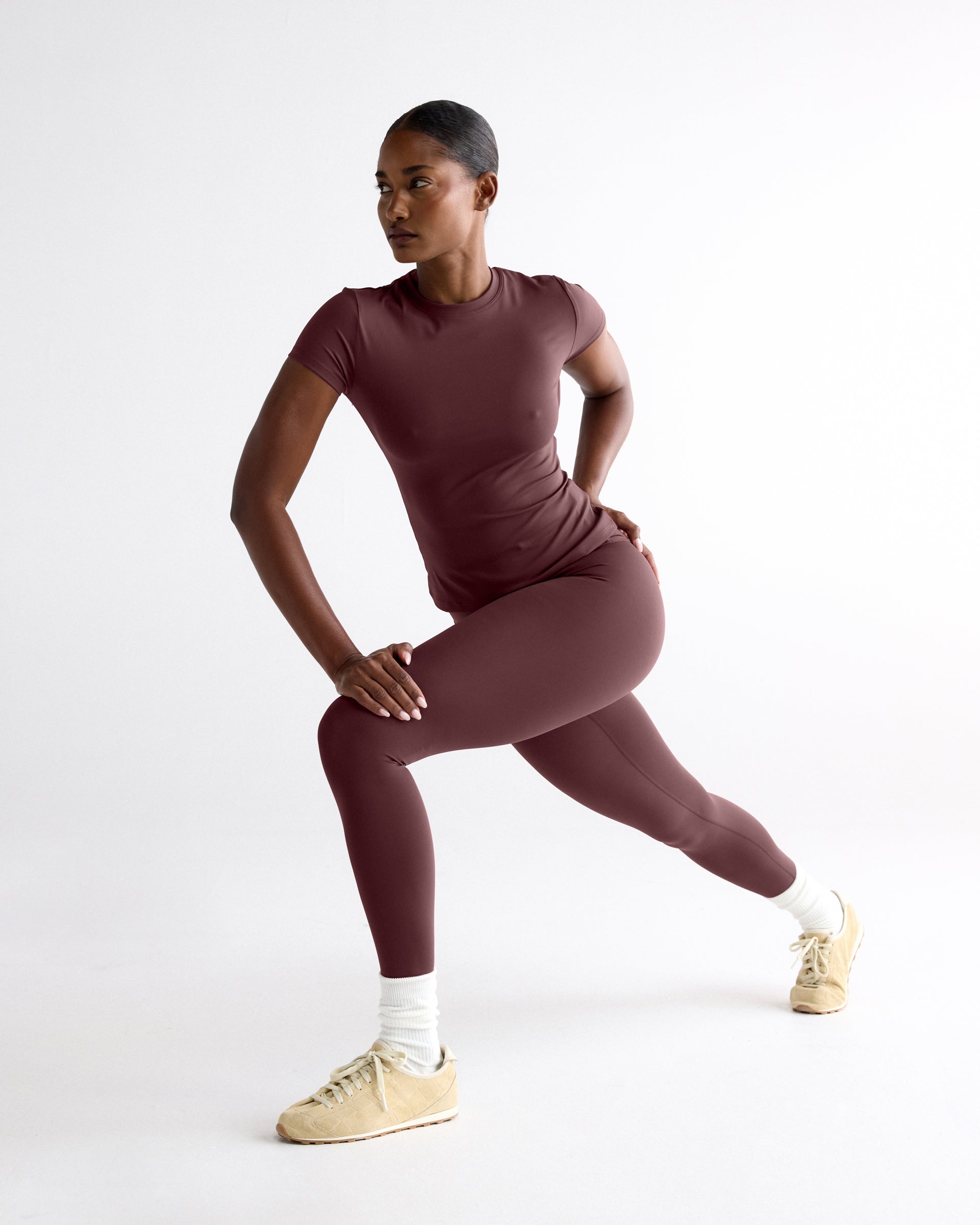 Ultimate Leggings - Mulberry Red – Adanola