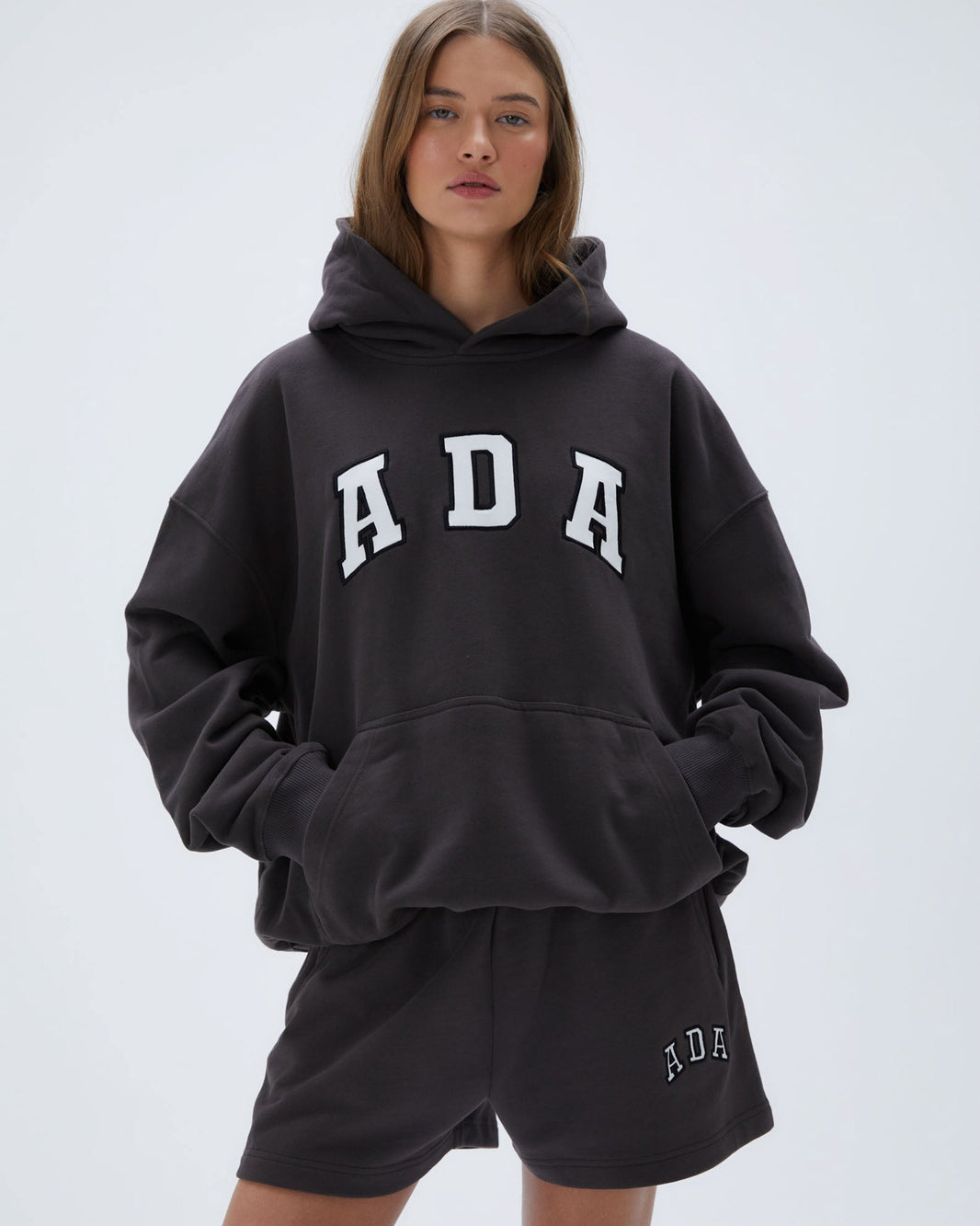 Women's Oversized 'ADA' Hoodie - Coffee Bean | Adanola