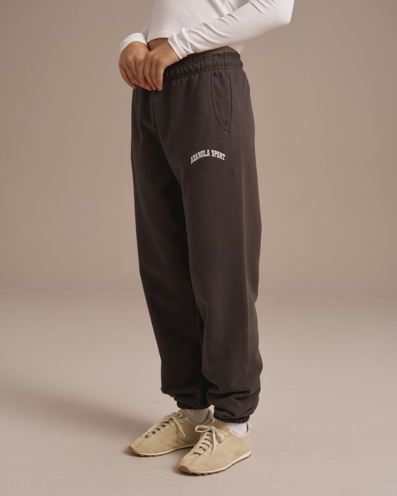 Women's 'AS' Jogger Sweatpants - Coffee Bean | Adanola