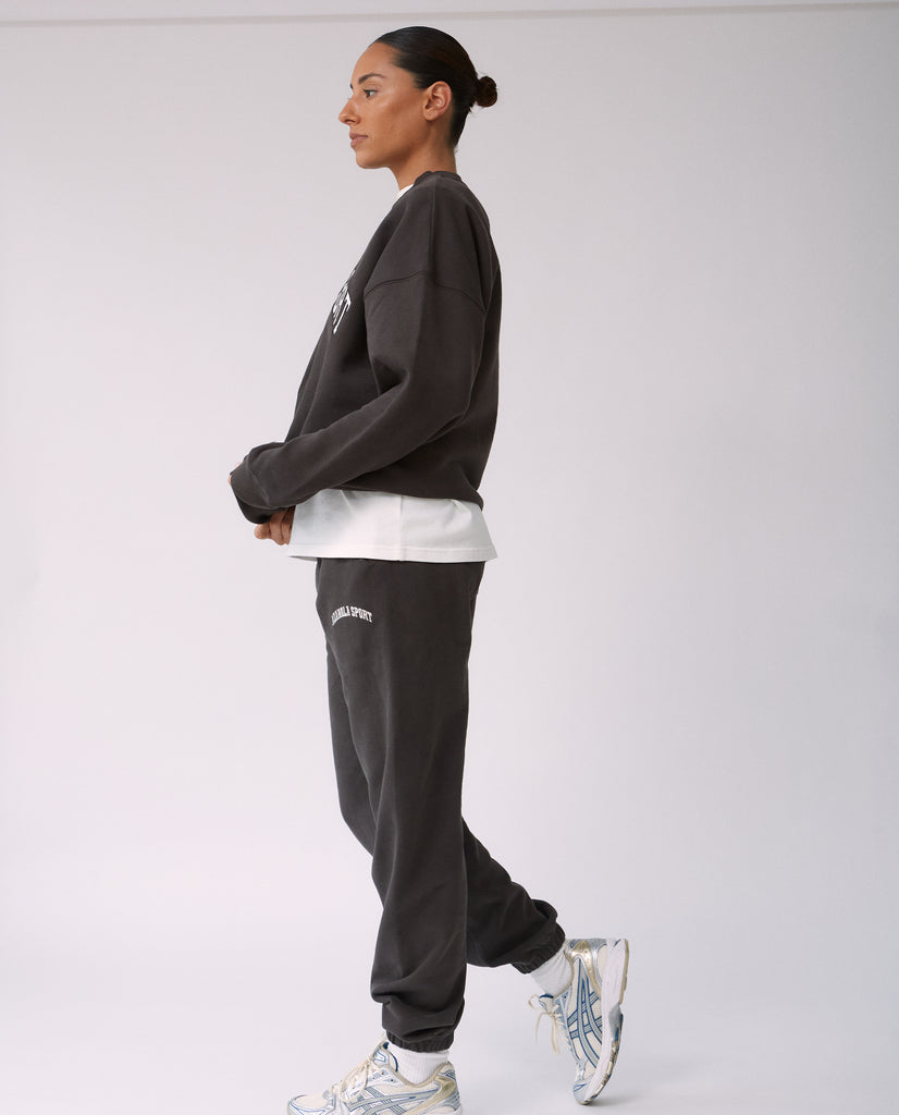 Women's 'AS' Jogger Sweatpants - Coffee Bean | Adanola