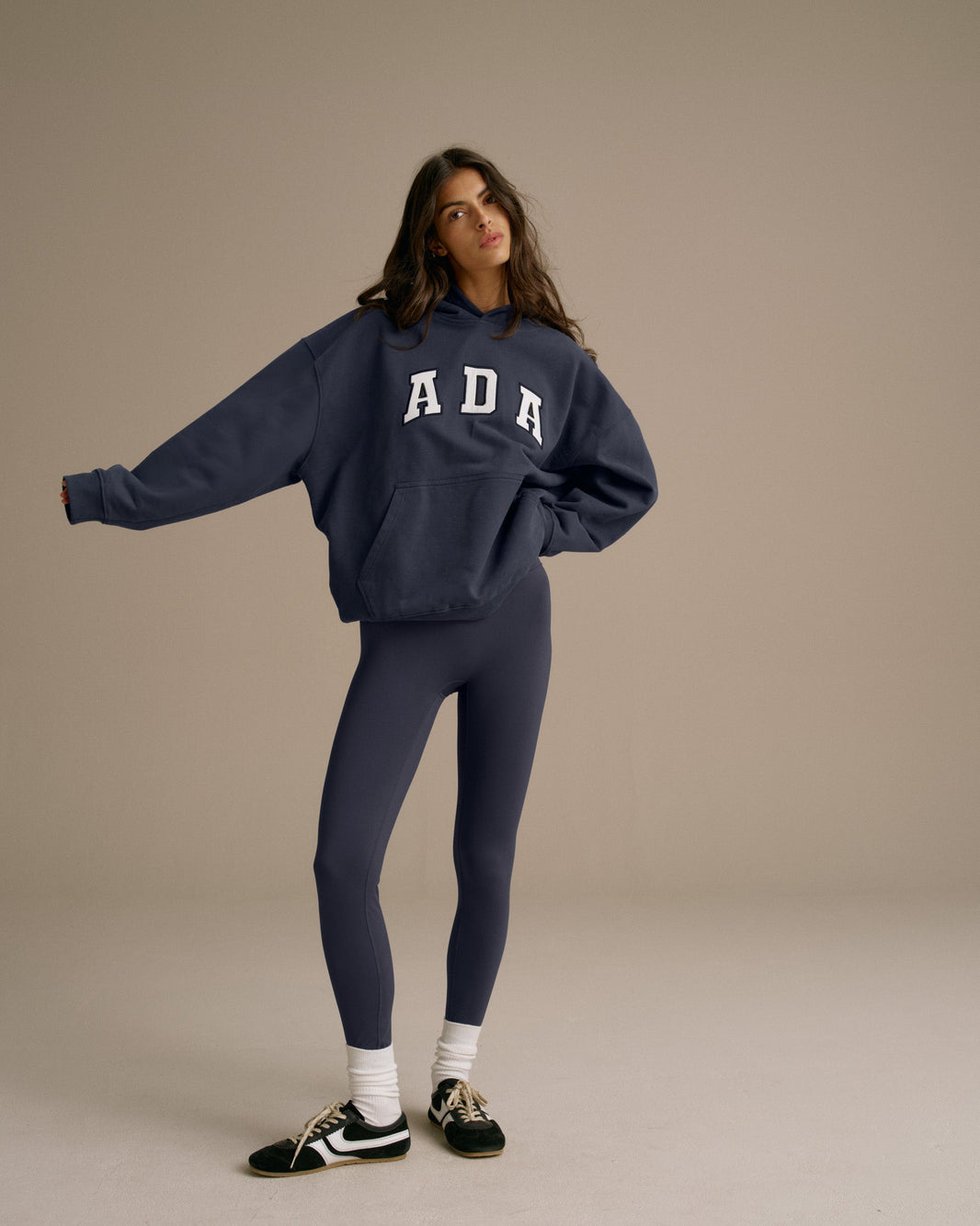 ADA Women's Oversized Blue Hoodie | Adanola
