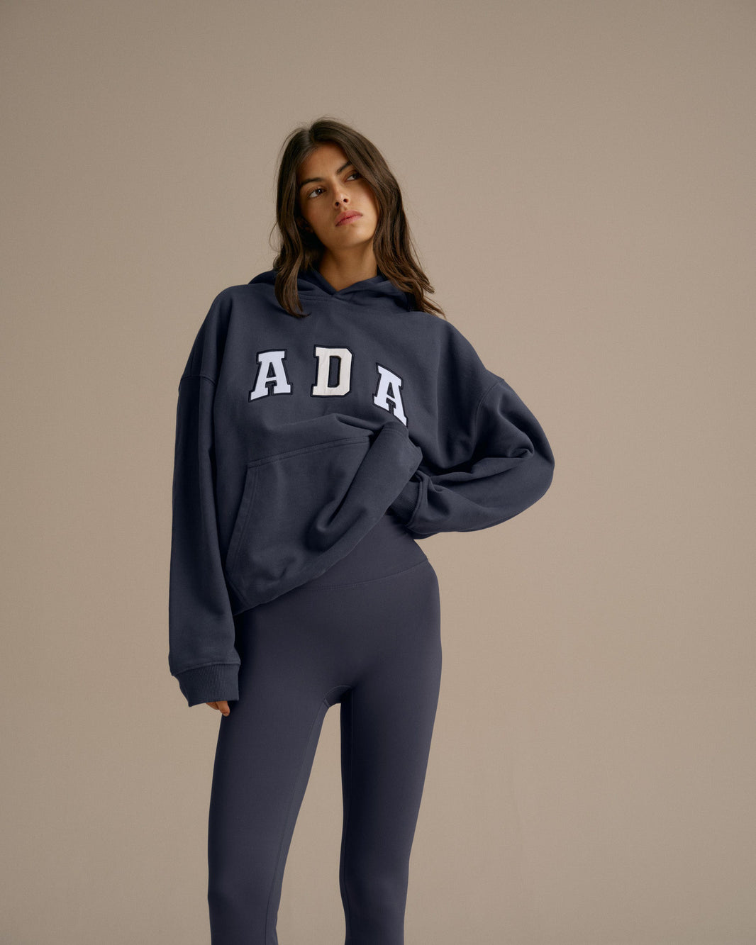 ADA Women's Oversized Blue Hoodie | Adanola