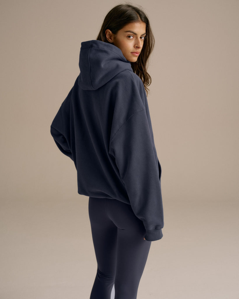 ADA Women's Oversized Blue Hoodie | Adanola