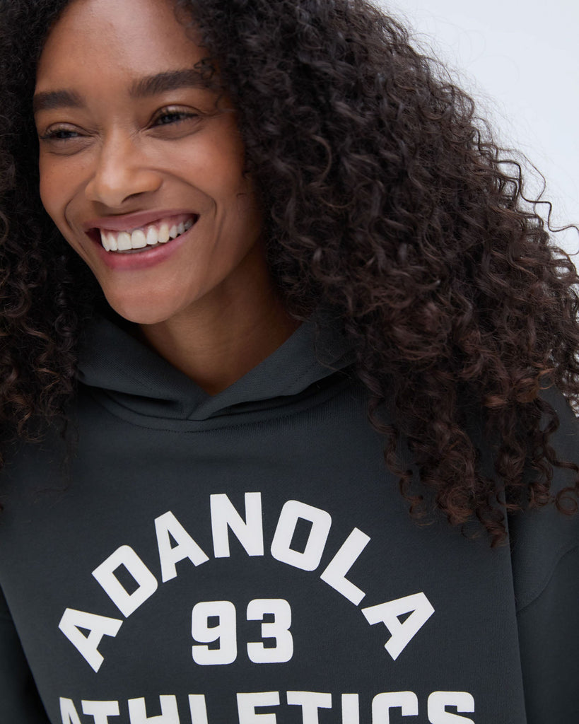 Campus Relaxed Hoodie - Graphite Grey/Marshmallow White