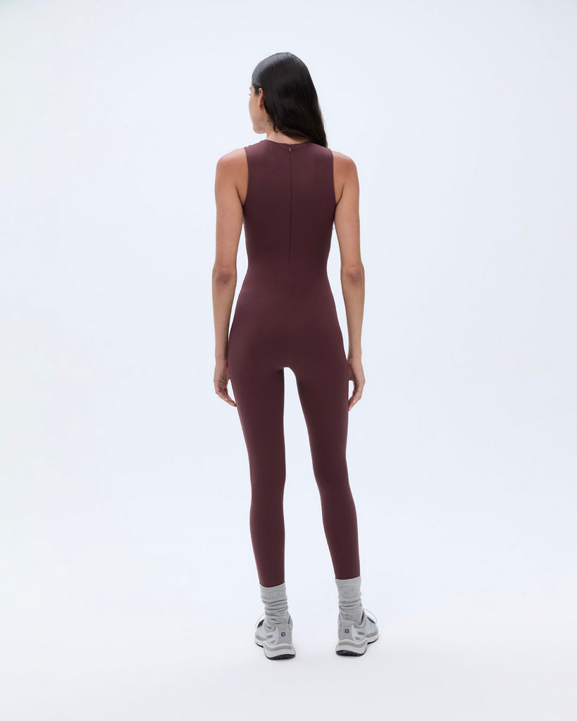 Ultimate Sleeveless Unitard - Burgundy
