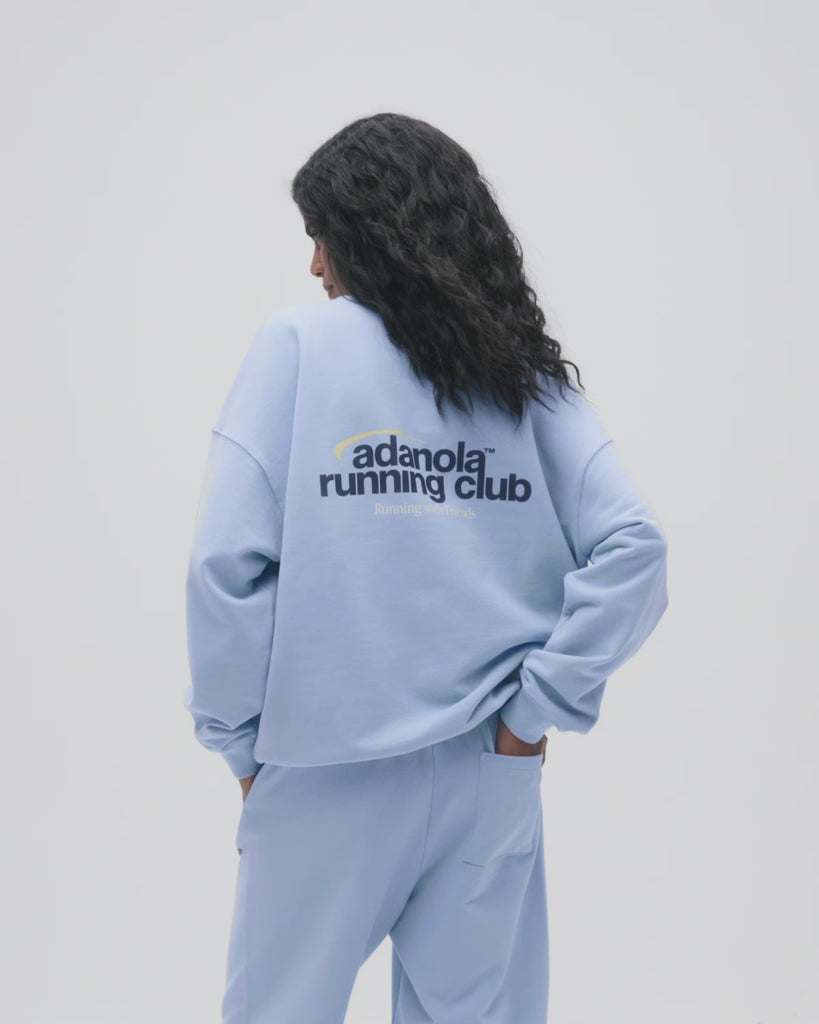 Adanola Running Oversized Sweatshirt - Powder Blue